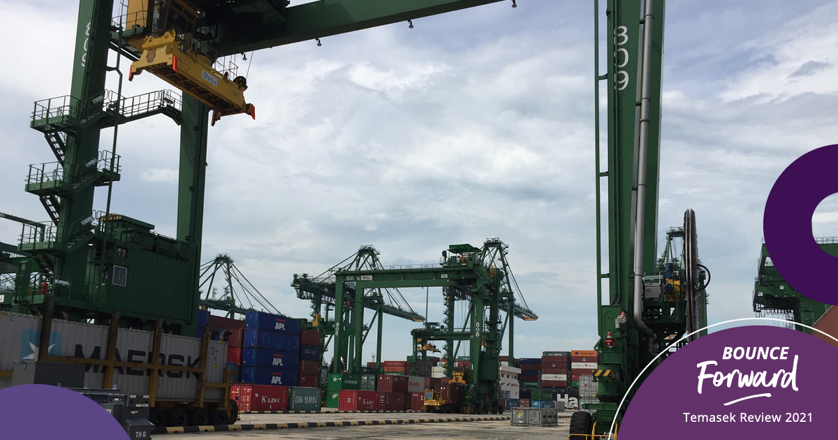 Building Green Ports - Pathways to Sustainability | Temasek Review 2021